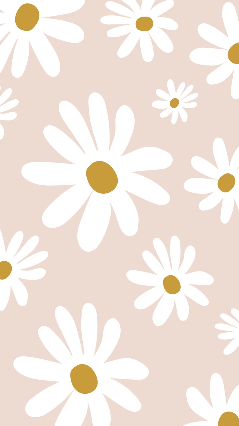 Cute Daisy Background - Etsy