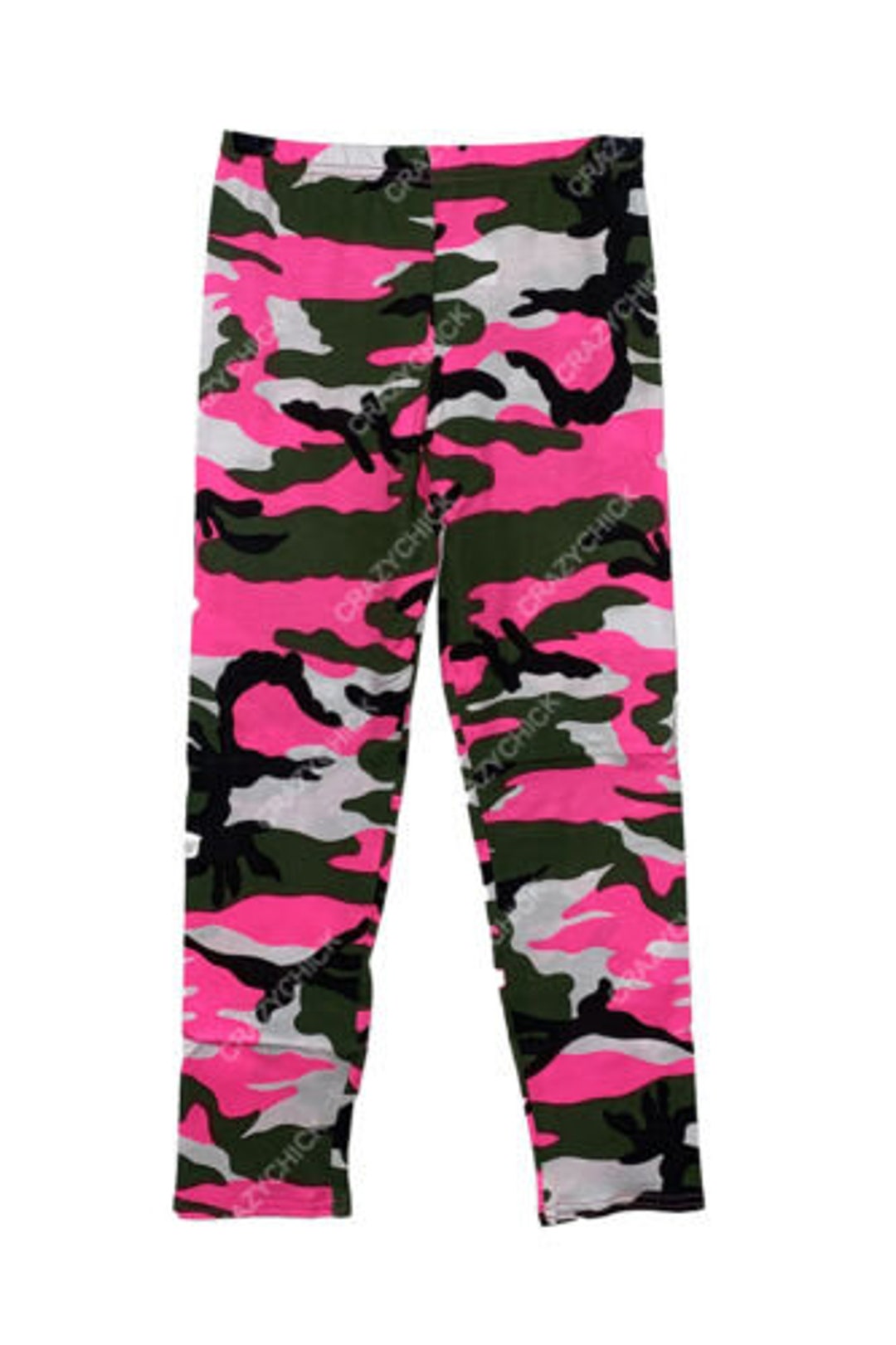 Girls Kids Camouflage Army Printed Trouser Full Length - Etsy