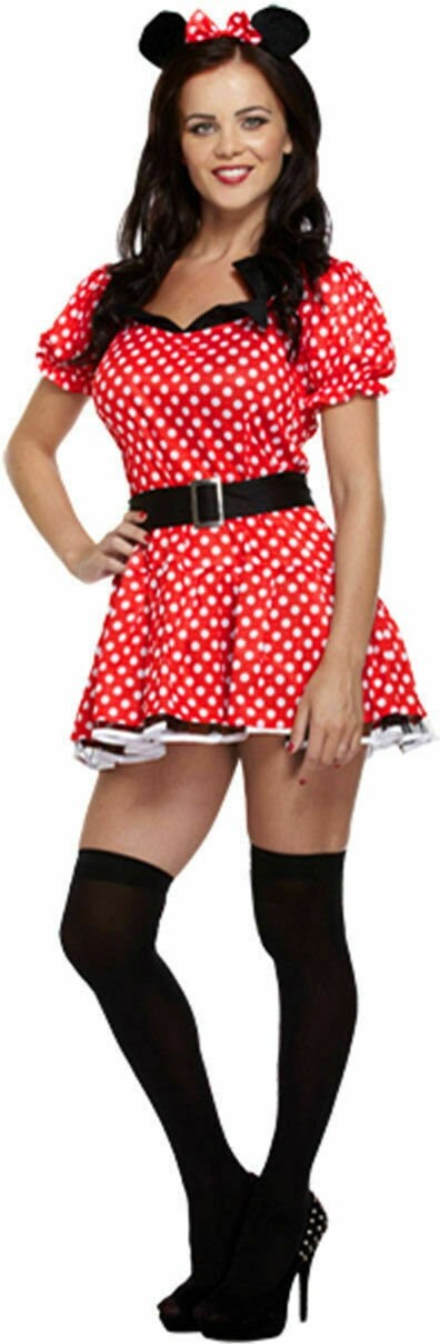 Minnie Mouse Costume for Women Sexy Tutu Disney Hen Halloween Party ...