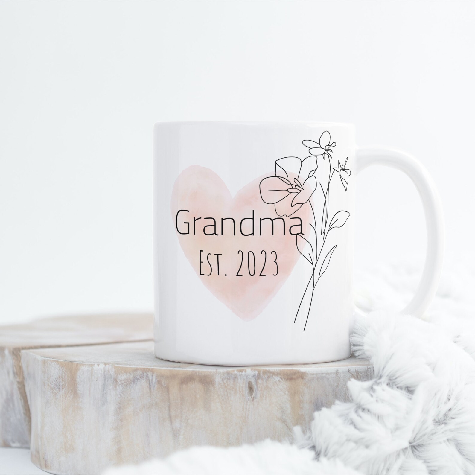 DIGITAL New Grandma Est. 2023 / Grandmother to Be / Granny Nana ...