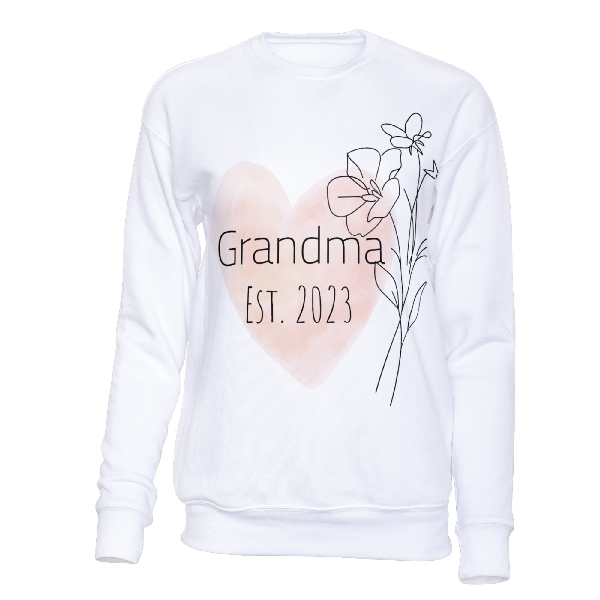 DIGITAL New Grandma Est. 2023 / Grandmother to Be / Granny Nana ...