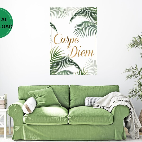 Carpe Diem Poster - Etsy