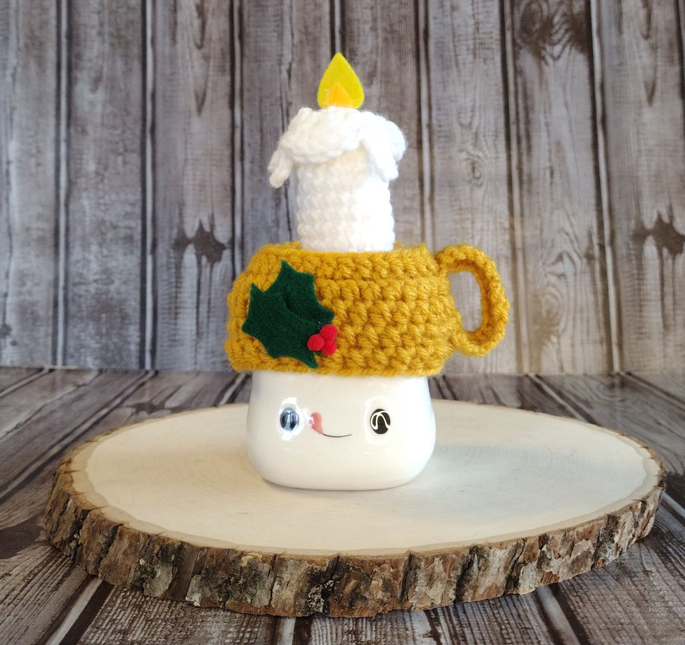 Marshmallow Mug Hat, Marshmallow Mug Topper, Christmas Home Decor ...