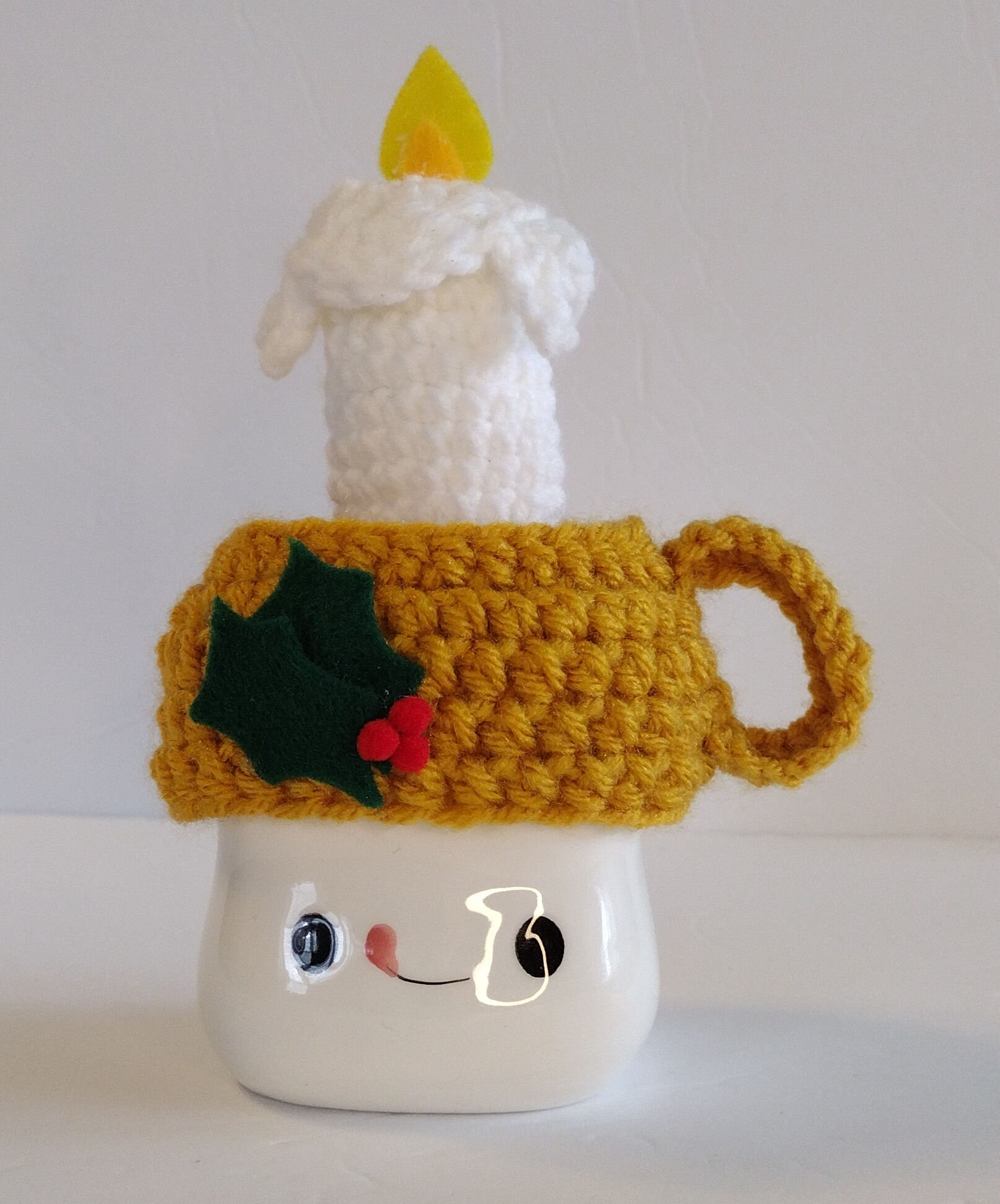 Marshmallow Mug Hat, Marshmallow Mug Topper, Christmas Home Decor ...