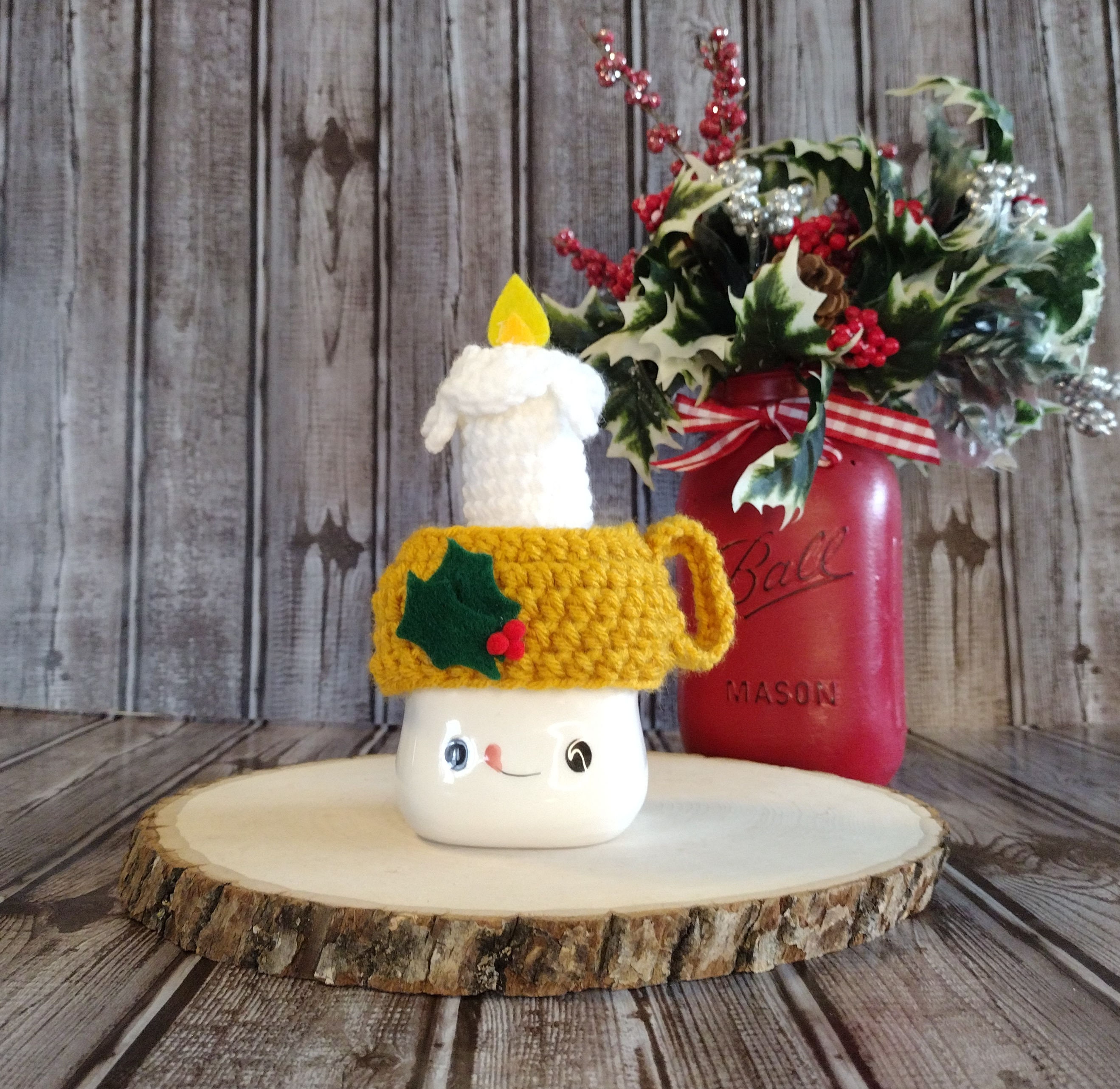 Marshmallow Mug Hat, Marshmallow Mug Topper, Christmas Home Decor ...