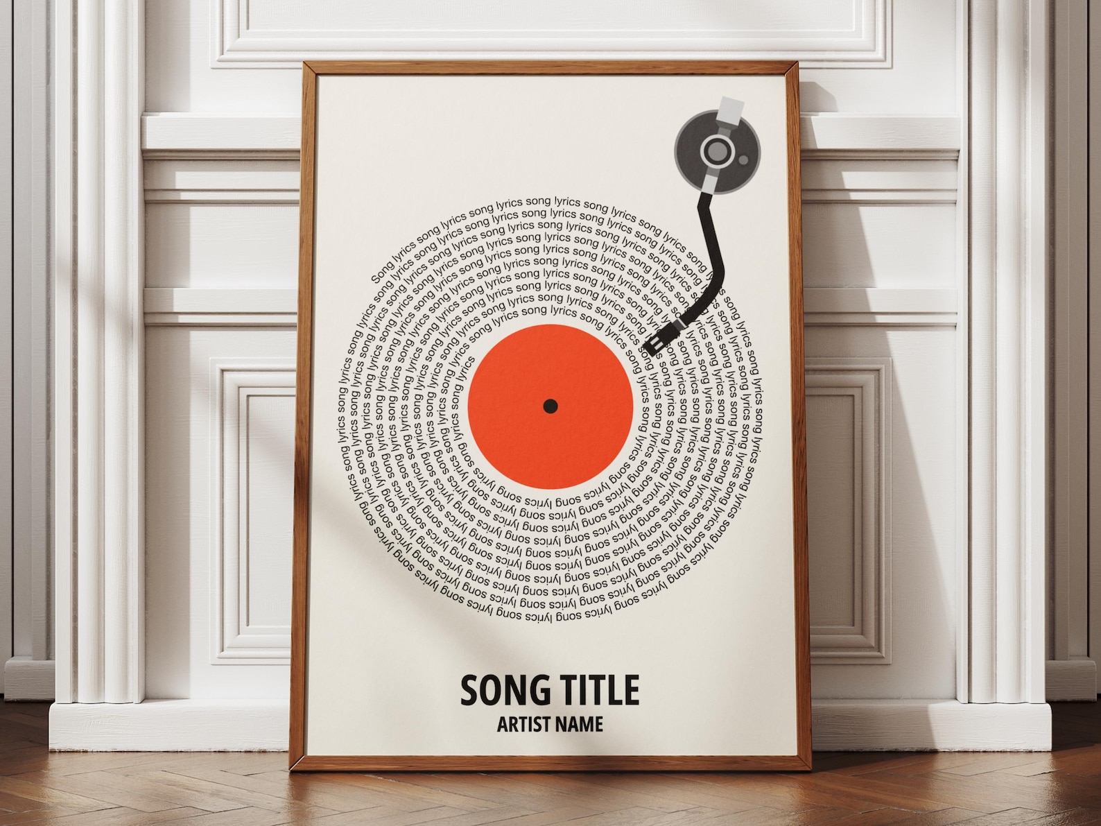Custom Song Lyrics Print, Personalised Music Poster, Customizable Music ...