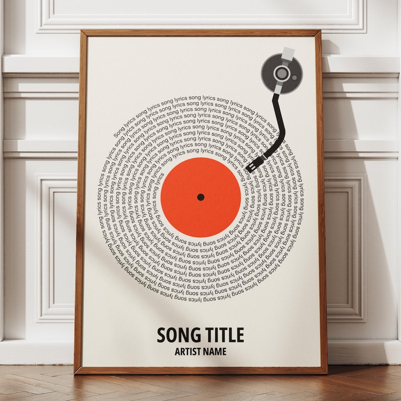 Lyrics for My Name - Etsy UK