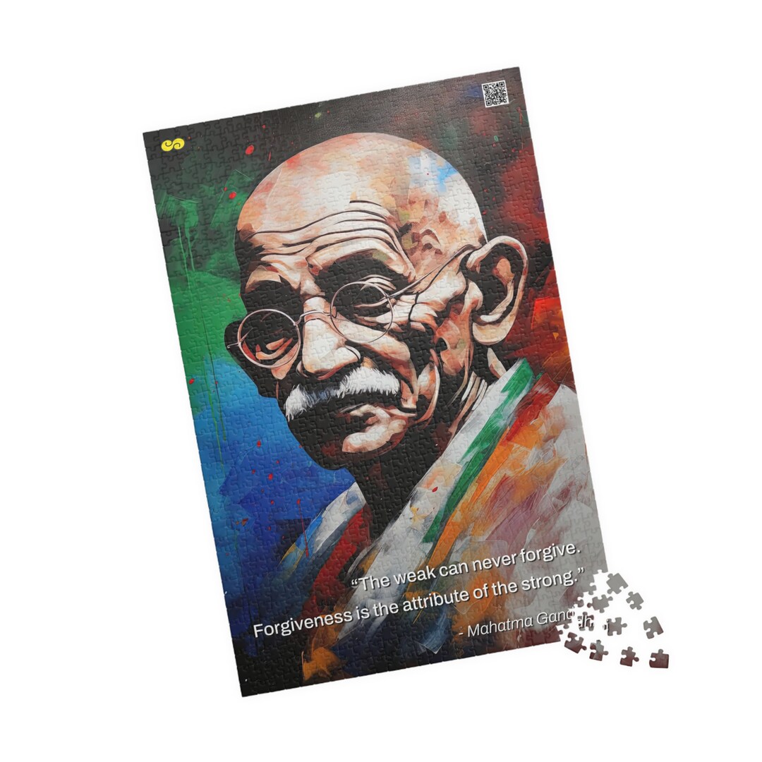 Mahatma Gandhi Inspirational Quotes 1000-piece Puzzle Series - Etsy