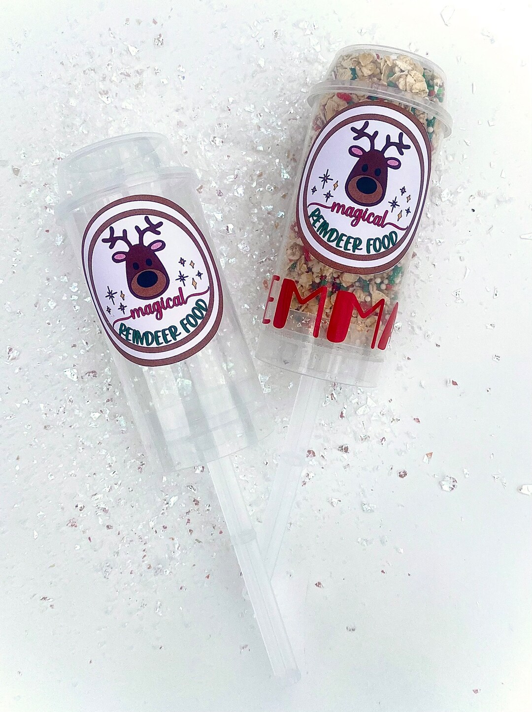 Personalized Magic Reindeer Food Poppers | Christmas or Christmas Eve ...