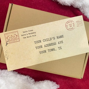 Personalized Letter From Santa Bundle | Package W/ Reindeer Food, Santa ...