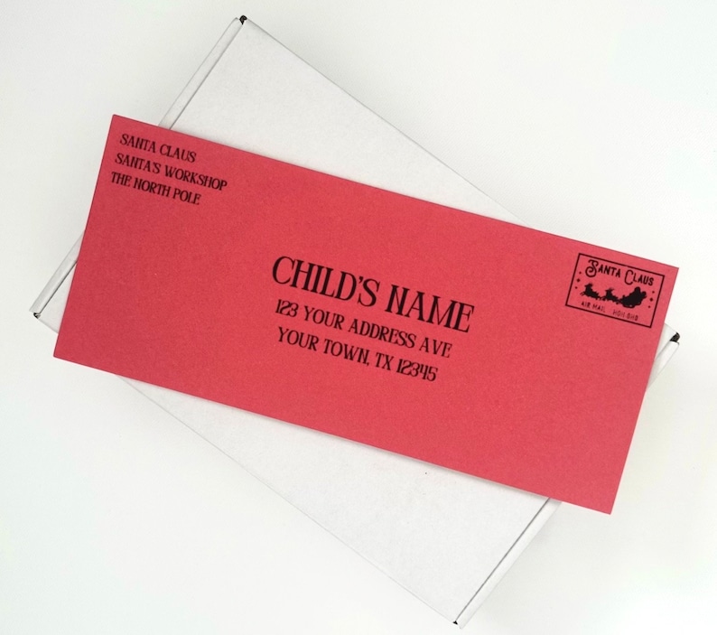 Personalized Letter From Santa Package | Bundle W/ Magic Reindeer Food ...