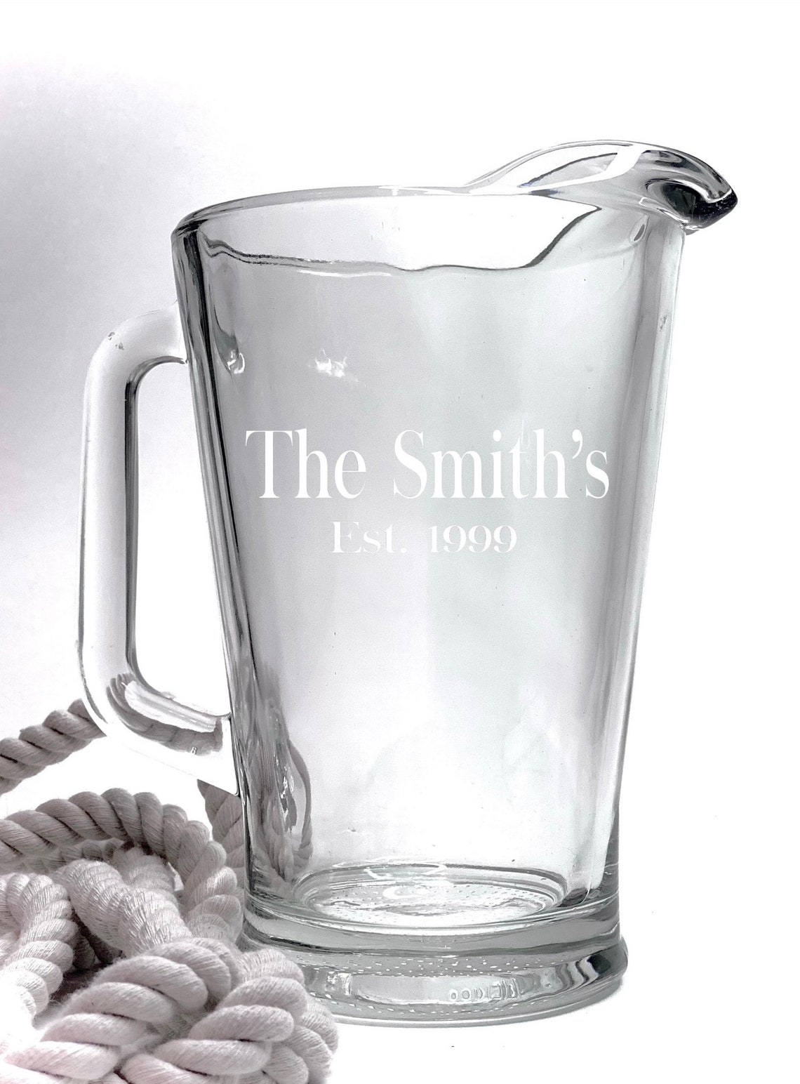 Ring Dunk|personalized Glass Drink Pitcher | 60 Oz Glass Beverage ...