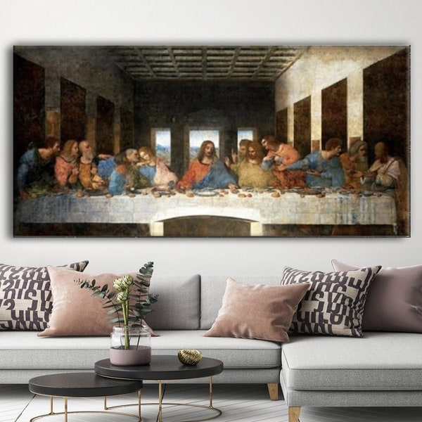 The Last Supper Leonardo Da Vinci Poster - Etsy