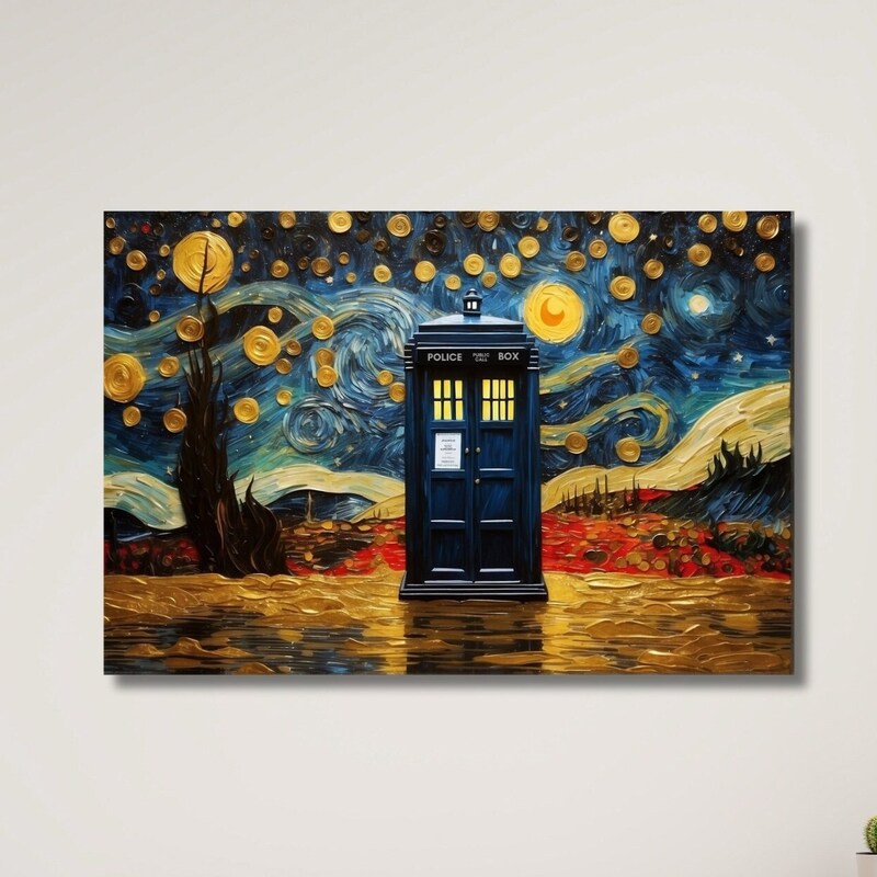 Tardis Painting - Etsy