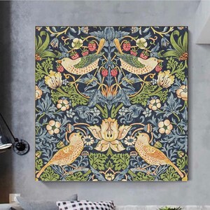 William Morris, Strawberry Thief,william Morris Art,living Room Decor ...