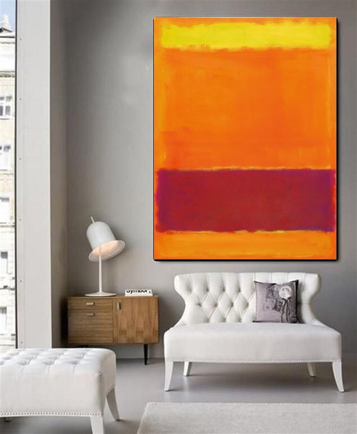Rothko Painting Rothko Wall Art Mark Rothko Canvas Rothko - Etsy