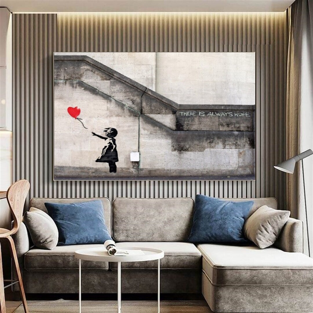Banksy,banksy Balloon, Girl There, is Always Hope, Reproduction, Banksy ...