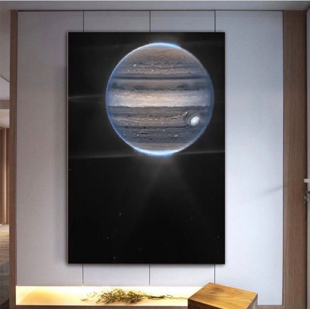 Jupiter From the Webb Space Telescope Canvas Wall Art NASA Poster ...