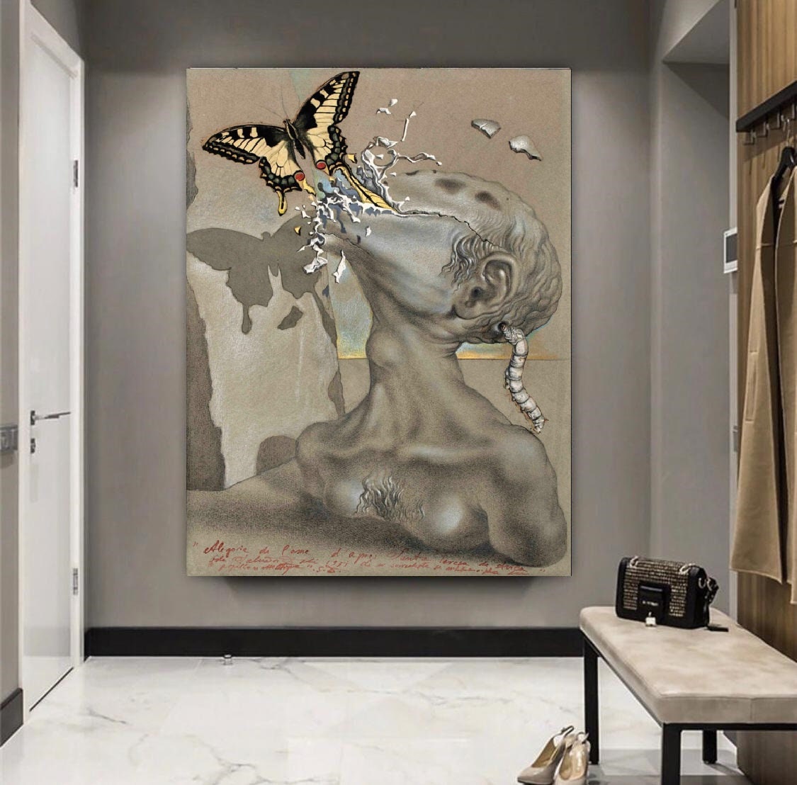 Salvador Dali, Modern Wall Art, Dali Canvas Decor, Salvador Dali Print ...