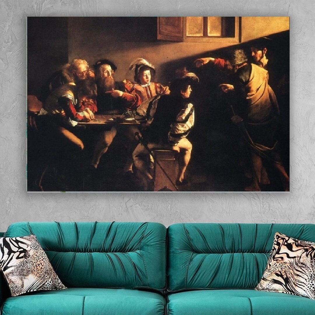 The Calling of Saint Matthew, Caravaggio , Caravaggio Art,saint Matthew ...