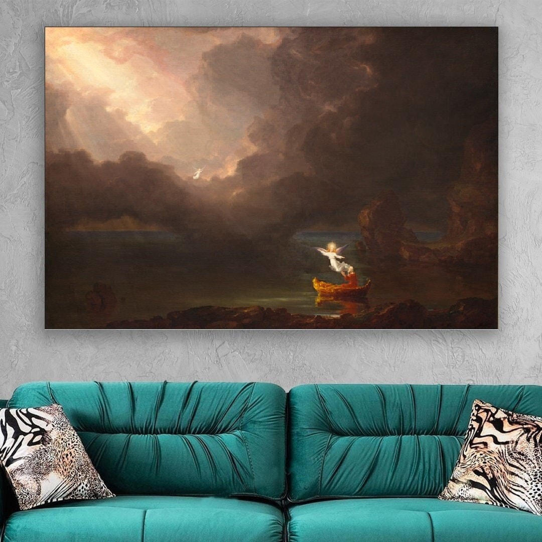 Thomas Cole, the Voyage of Life Old Age, 1842 ,thomas Cole Art,the ...