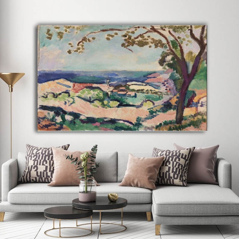 Henri Matisse,the Sea Seen From Collioure ,la Mer Vue De Collioure1906 ...