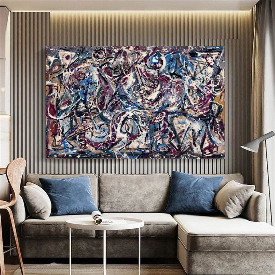 Jackson Pollock,exhibition Poster,abstract Wall Art,pollock Decor ...