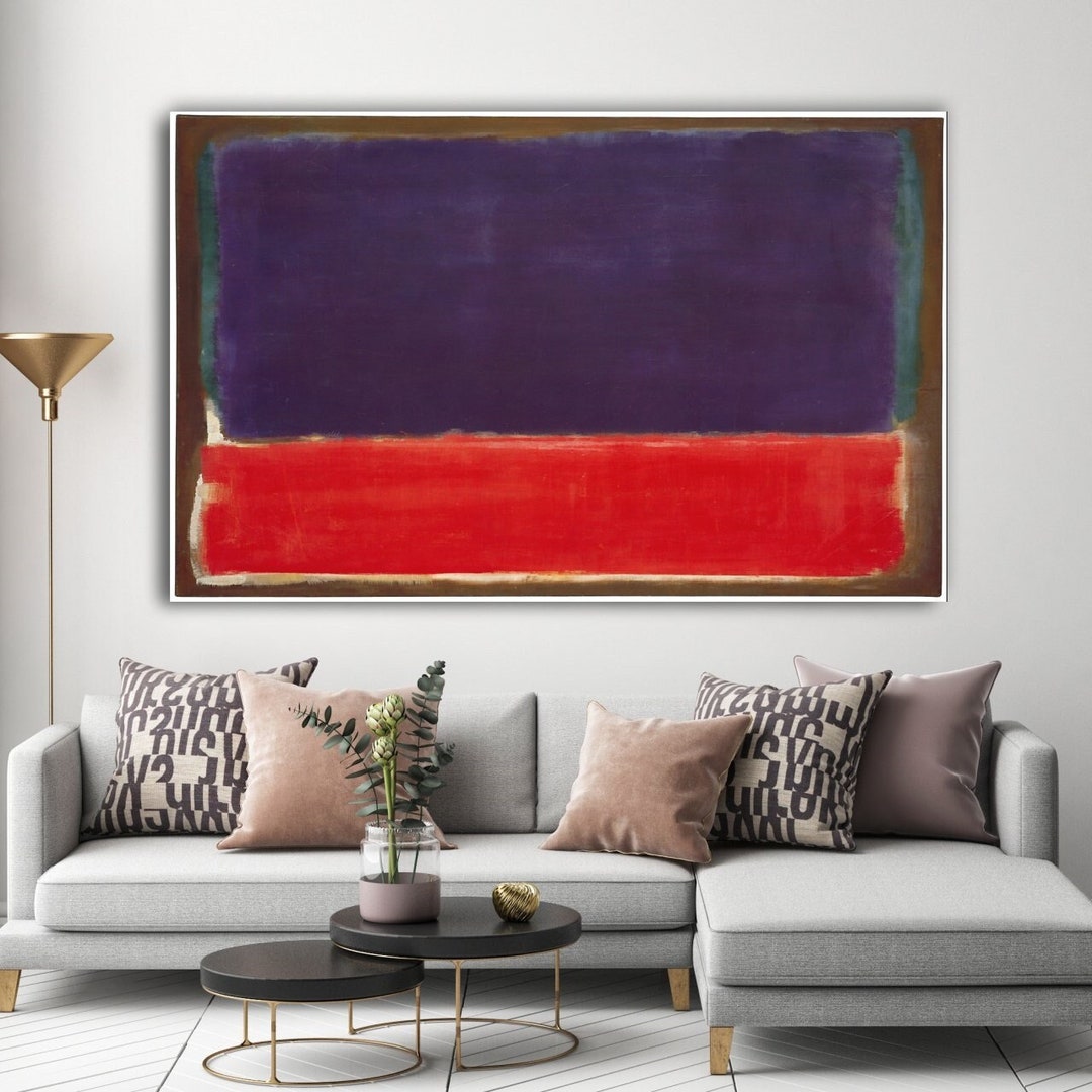 Mark Rothko, No. 14, 1951, Mark Rothko Poster, Living Room Decor ...