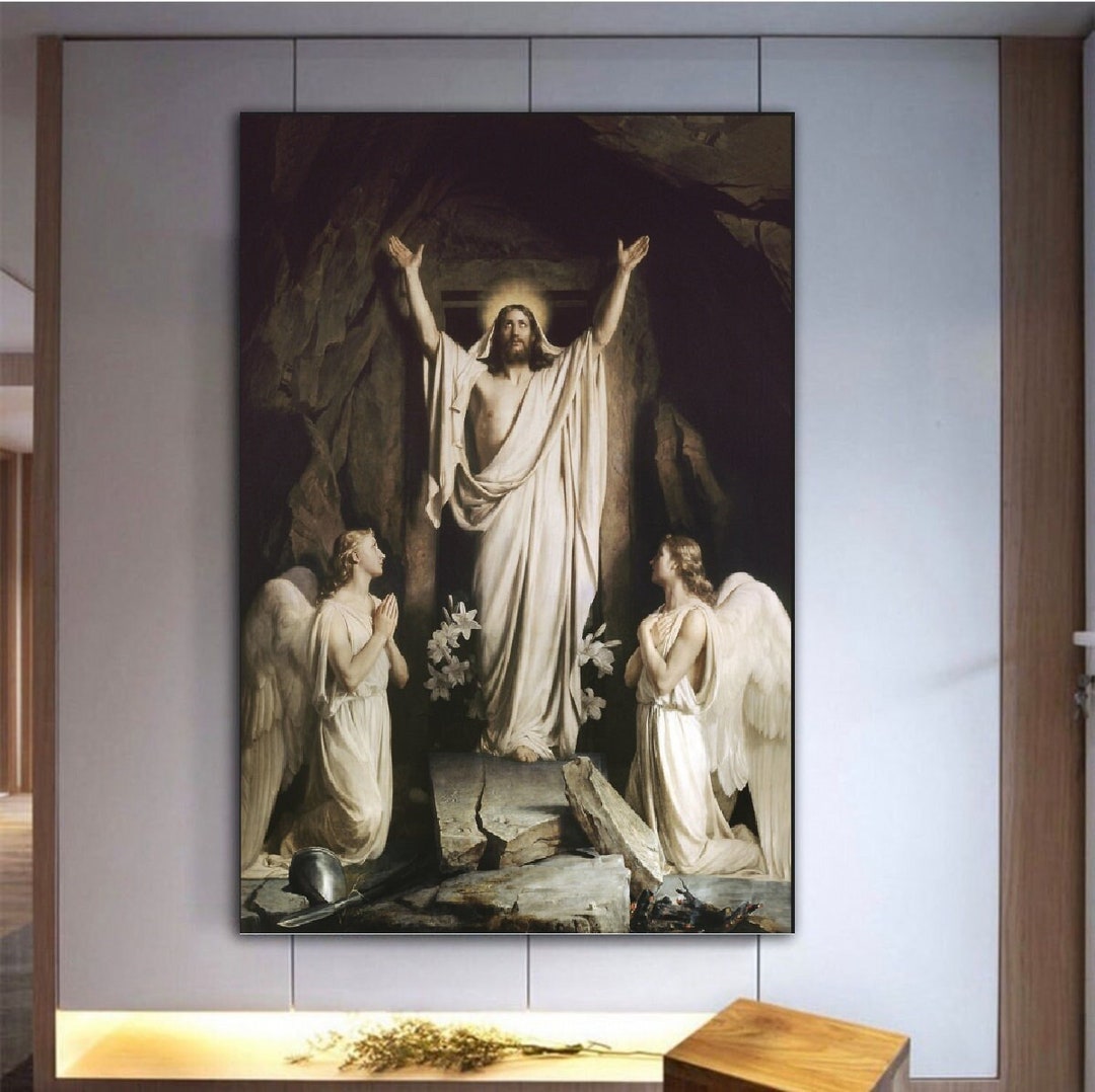 Carl Bloch, Resurrection of Christ, 1875,carl Bloch Art,living Room ...
