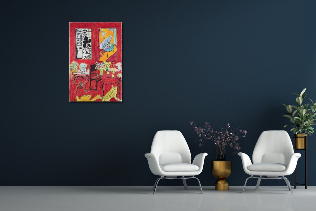 Henri Matisse, Large Red Interior, 1948, Henri Matisse Art, Red ...