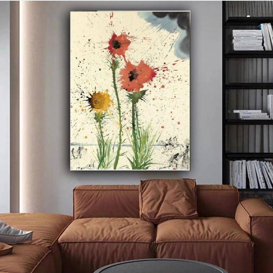 Salvador Dali Fleurs 1965 Print,salvador Dali Exhibition Poster,dali ...
