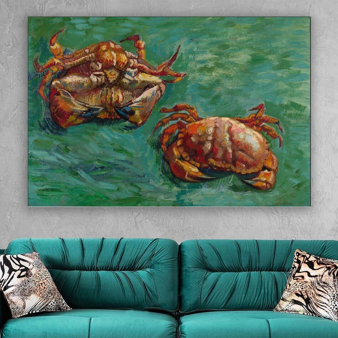 Vincent Van Gogh, Two Crabs, Modern Paiting Art,living Room Decor, Van ...