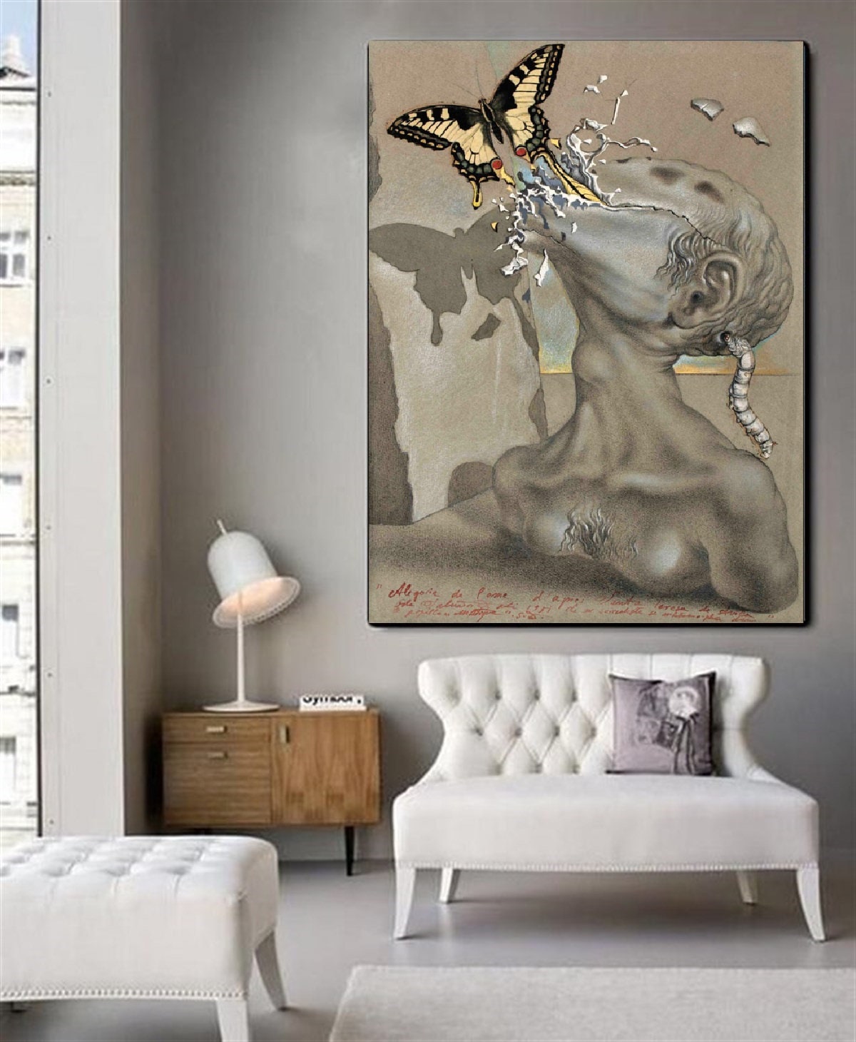 Salvador Dali, Modern Wall Art, Dali Canvas Decor, Salvador Dali Print ...