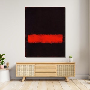 Mark Rothko, Rothko Picture Art,black Red and ,black, Mark Rothko 1968 ...