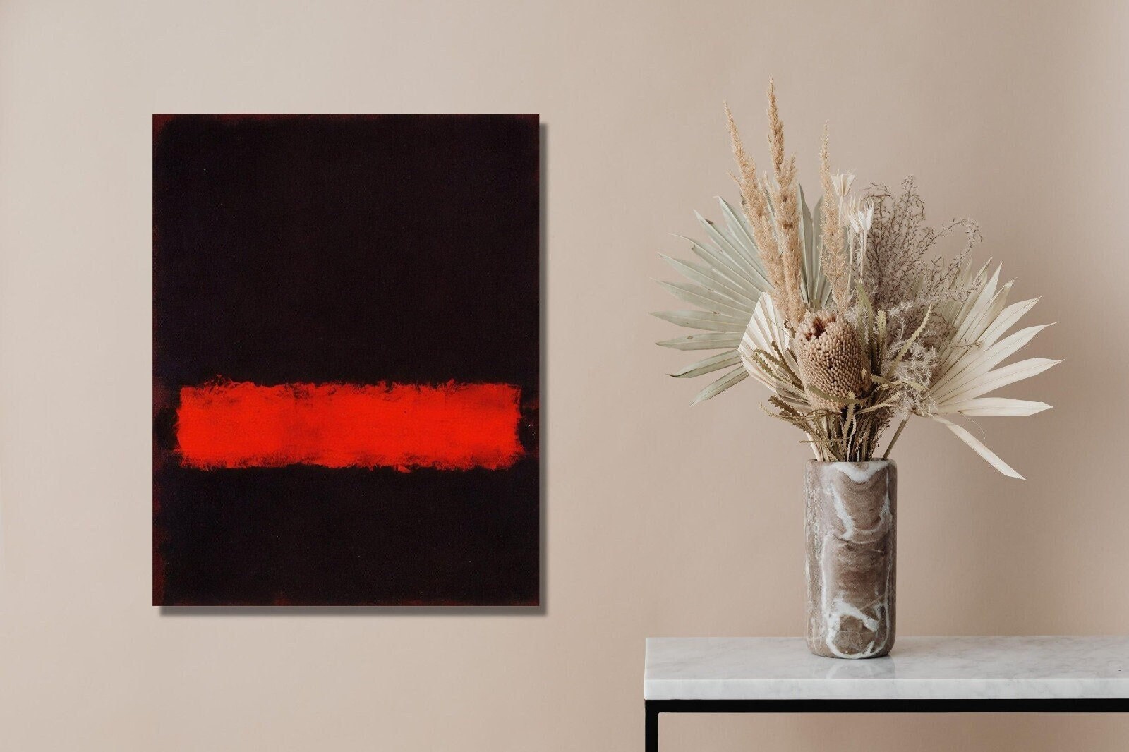 Mark Rothko, Rothko Picture Art,black Red and ,black, Mark Rothko 1968 ...