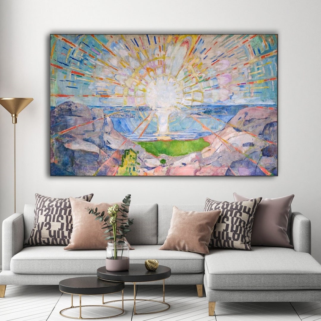 Edvard Munch,edvard Munch Poster,living Room Decor, Modern Art, Edvard ...