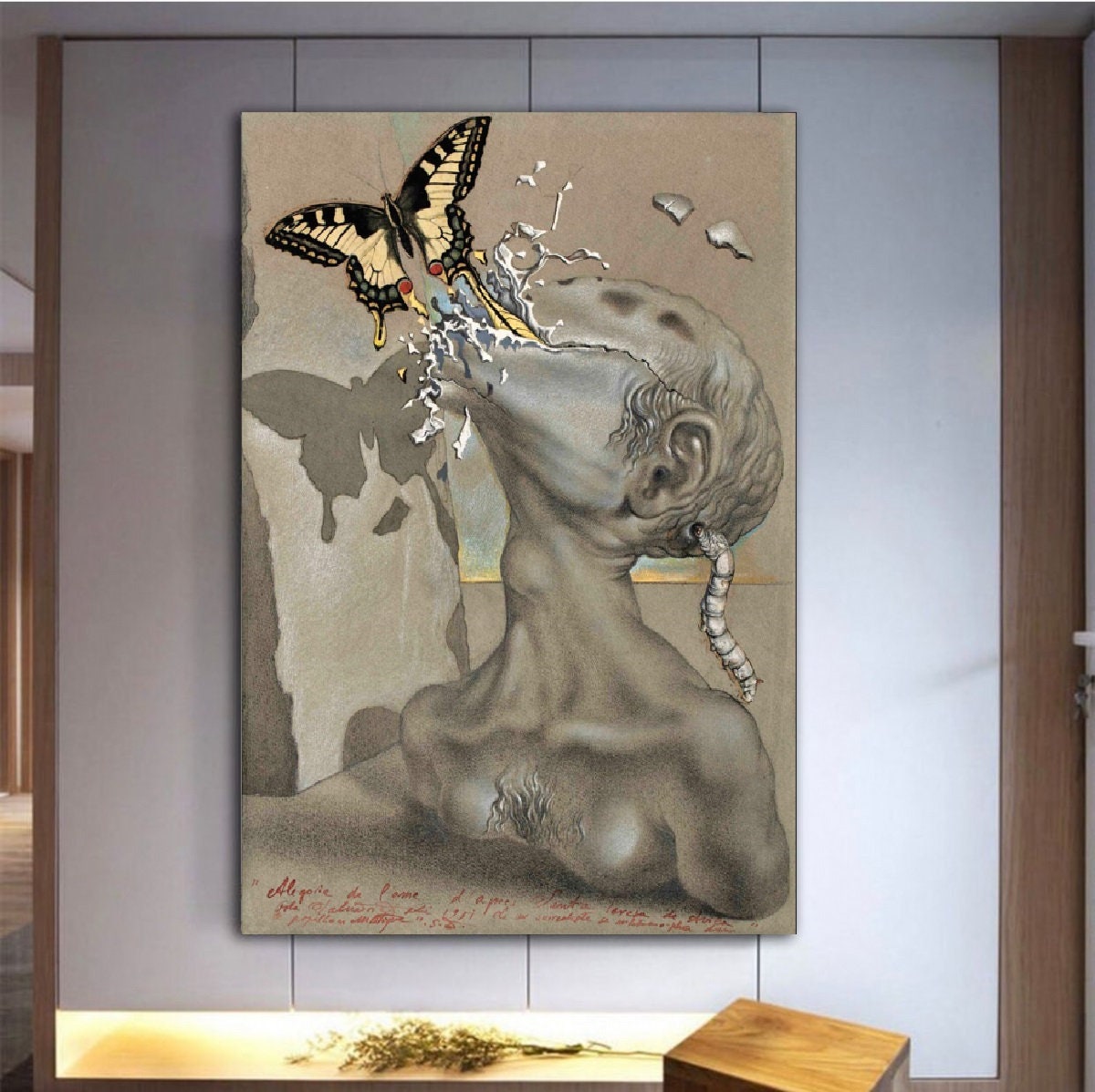 Salvador Dali, Modern Wall Art, Dali Canvas Decor, Salvador Dali Print ...