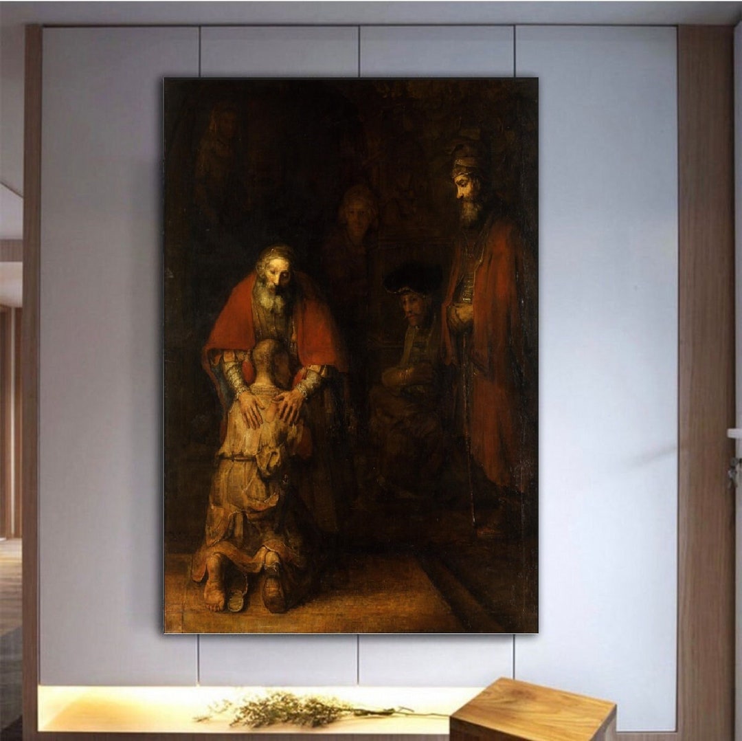 Rembrandt the Return of the Prodigal Son 1663 , Rembrandt Art,prodigal ...