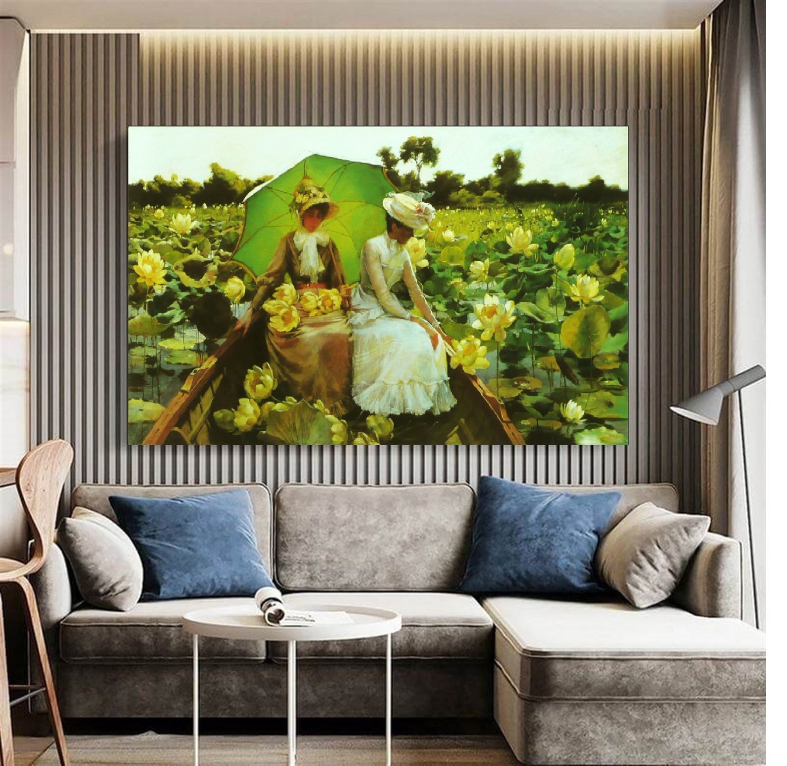 Charles Courtney Curran, American Artist 1861 1942 Lotus Lilies, 1888 ...