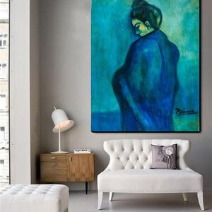 Pablo Picasso's, Blue Period,picasso Canvas, Picasso Decor Art, Living ...