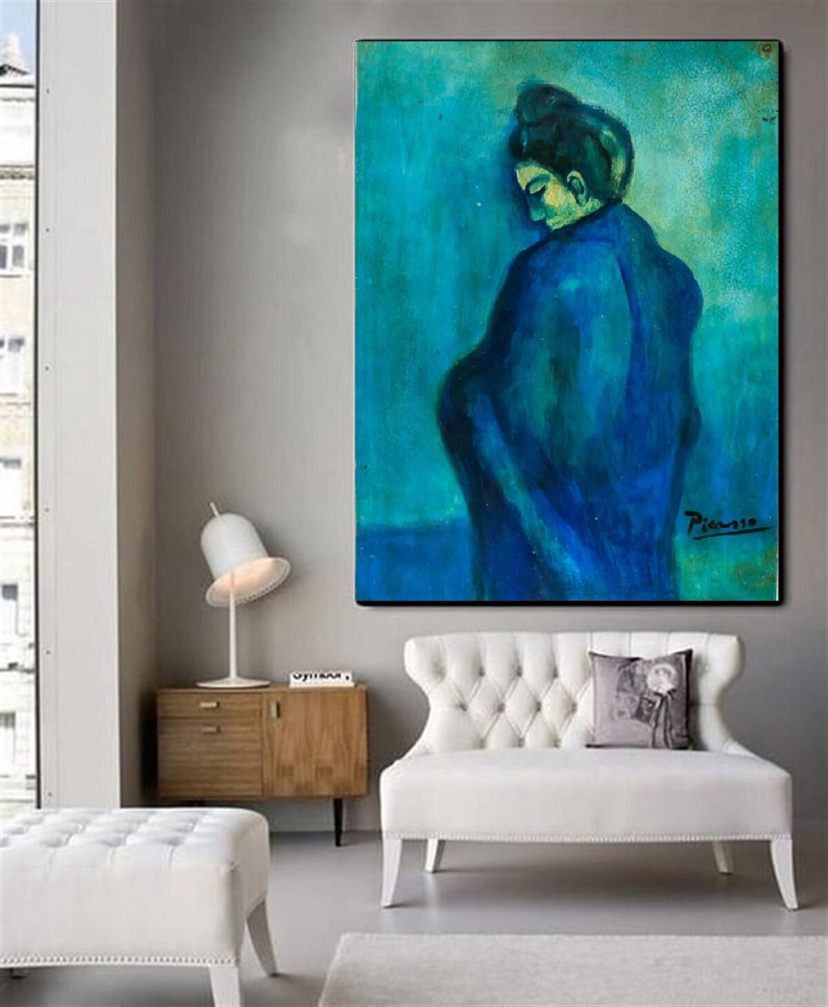 Pablo Picasso's, Blue Period,picasso Canvas, Picasso Decor Art, Living ...