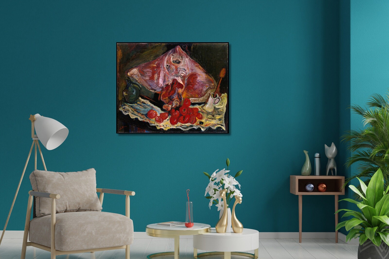 Chaim Soutine Still Life With Rayfish, Rayfish Art, Living Room Decor ...