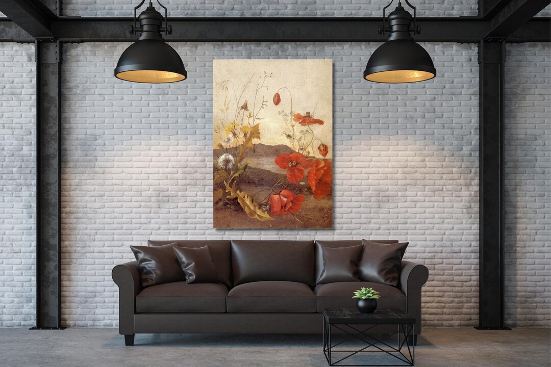 Poppies, by Princess Ka'iulani, 1890, Poppies Art, Canvas Wall Art ...