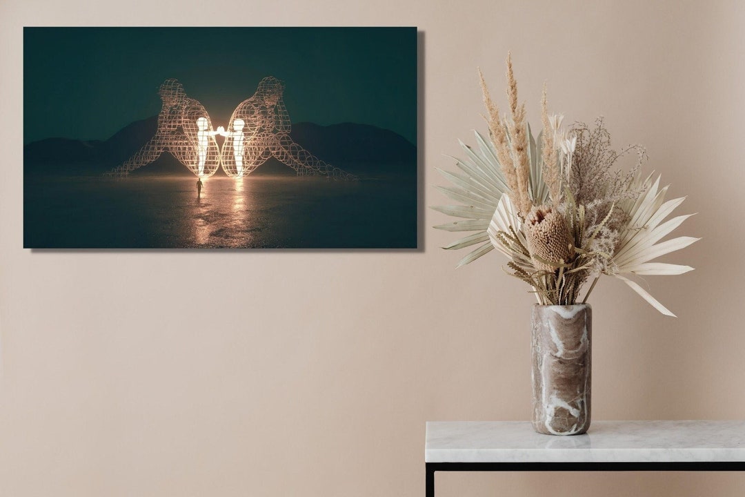 Alexander Milov Millow Poster Two People Turning Their Backs - Etsy