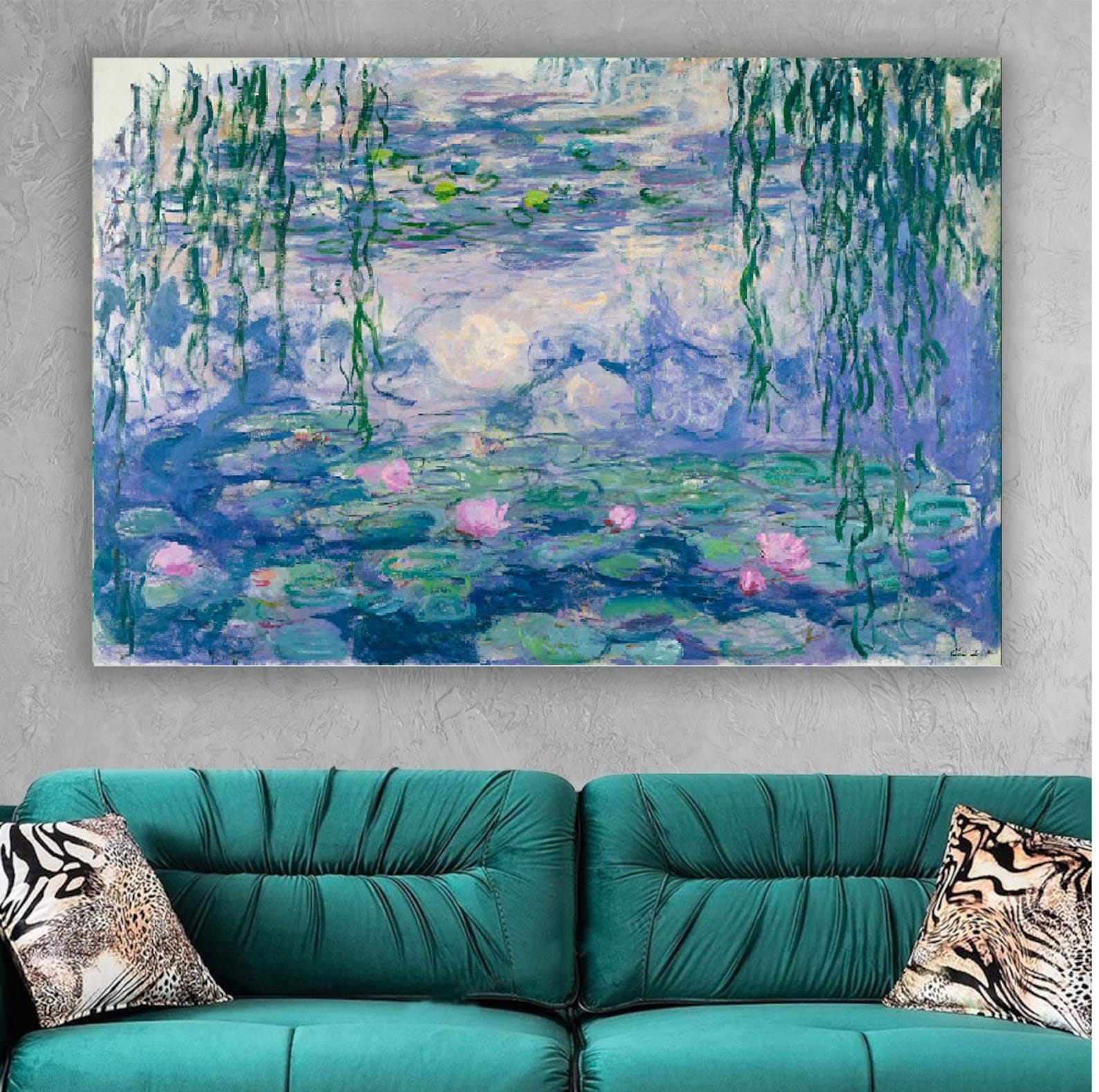Claude Monet, the Garden Paintings,modern Wall Art,claude Monet Art ...