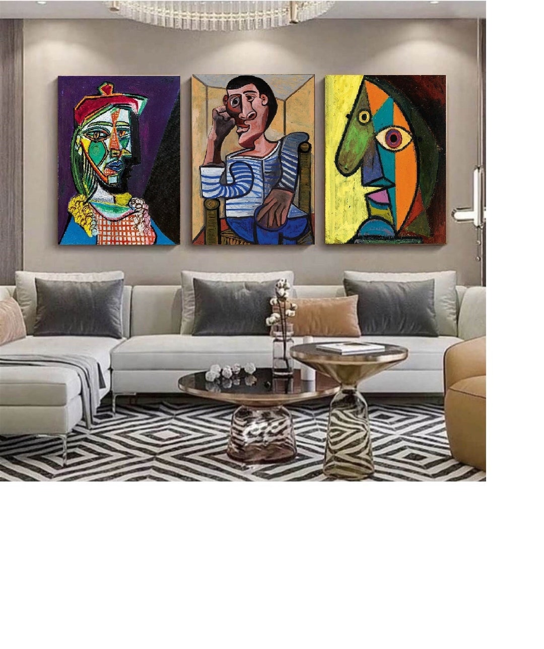 Set of 3, Pablo Picasso, Picasso Print Art, Pablo Picasso Museum ...
