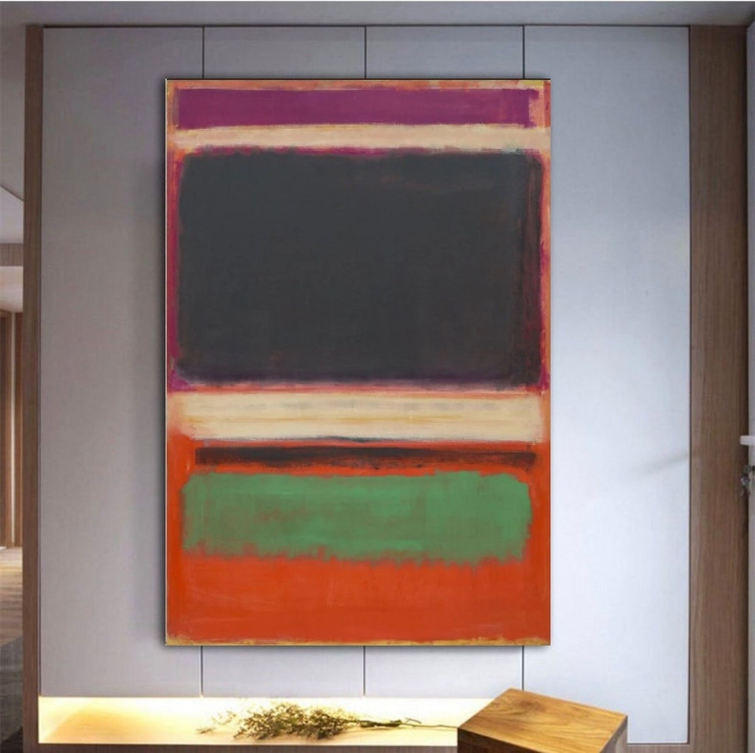 Rothko Painting, Rothko Wall Art, Mark Rothko Canvas, Rothko Abstract ...