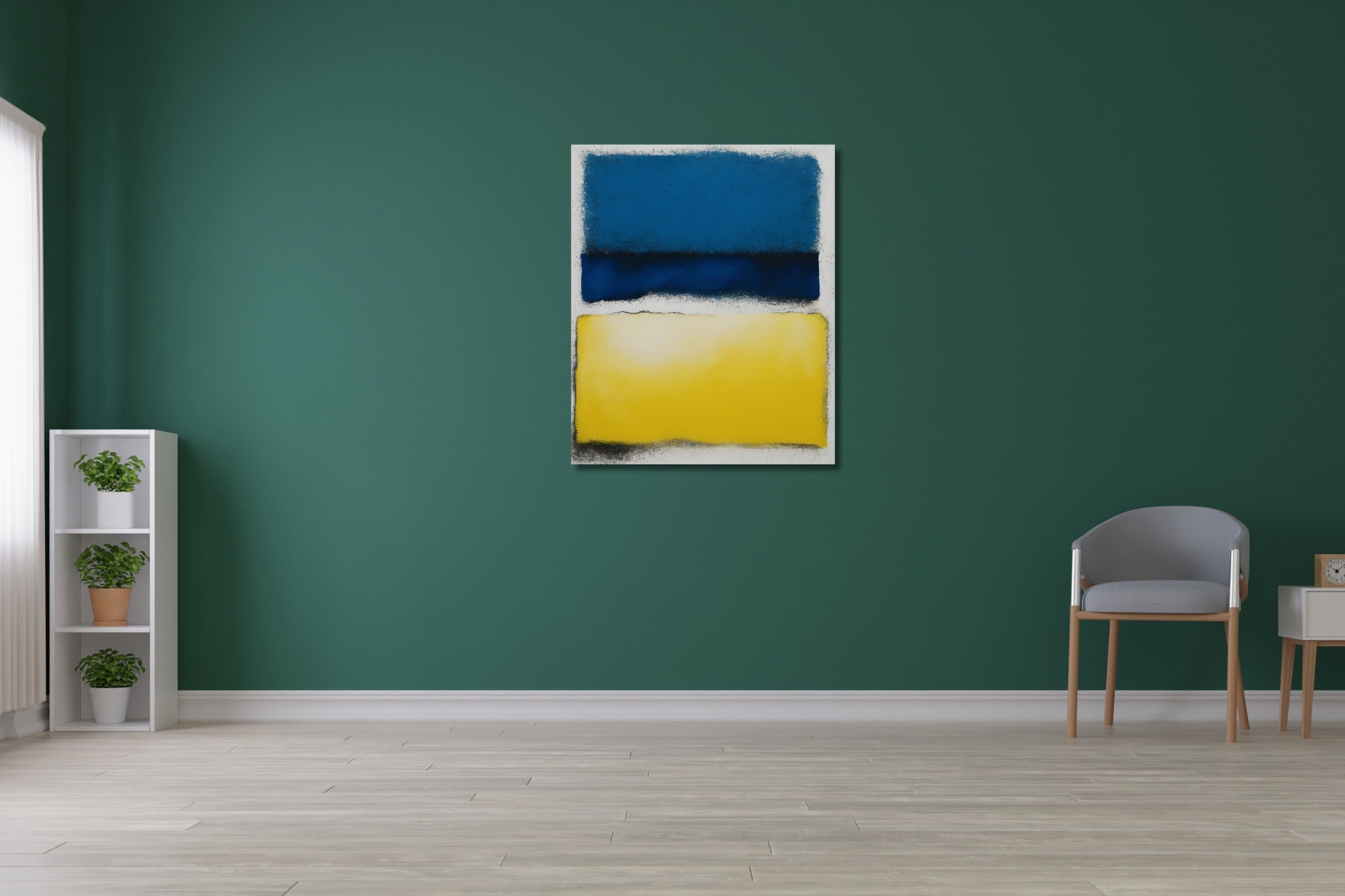 Mark Rothko, Yellow and Blue, Rothko Decor, Mark Rothko Art, Rothko ...