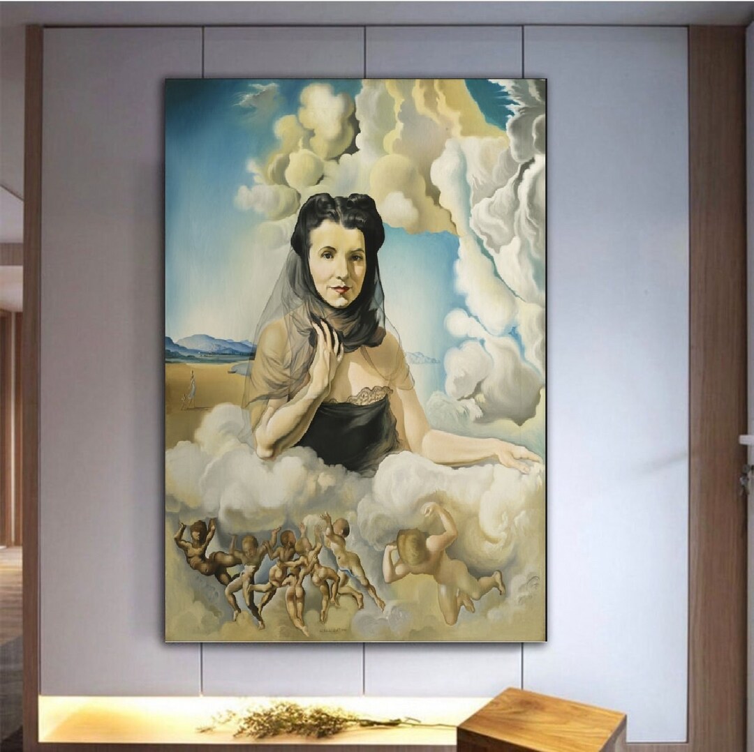 Salvador Dali,dali Exhibition, 1942 Portrait, of Mrs. Ortiz-linares ...