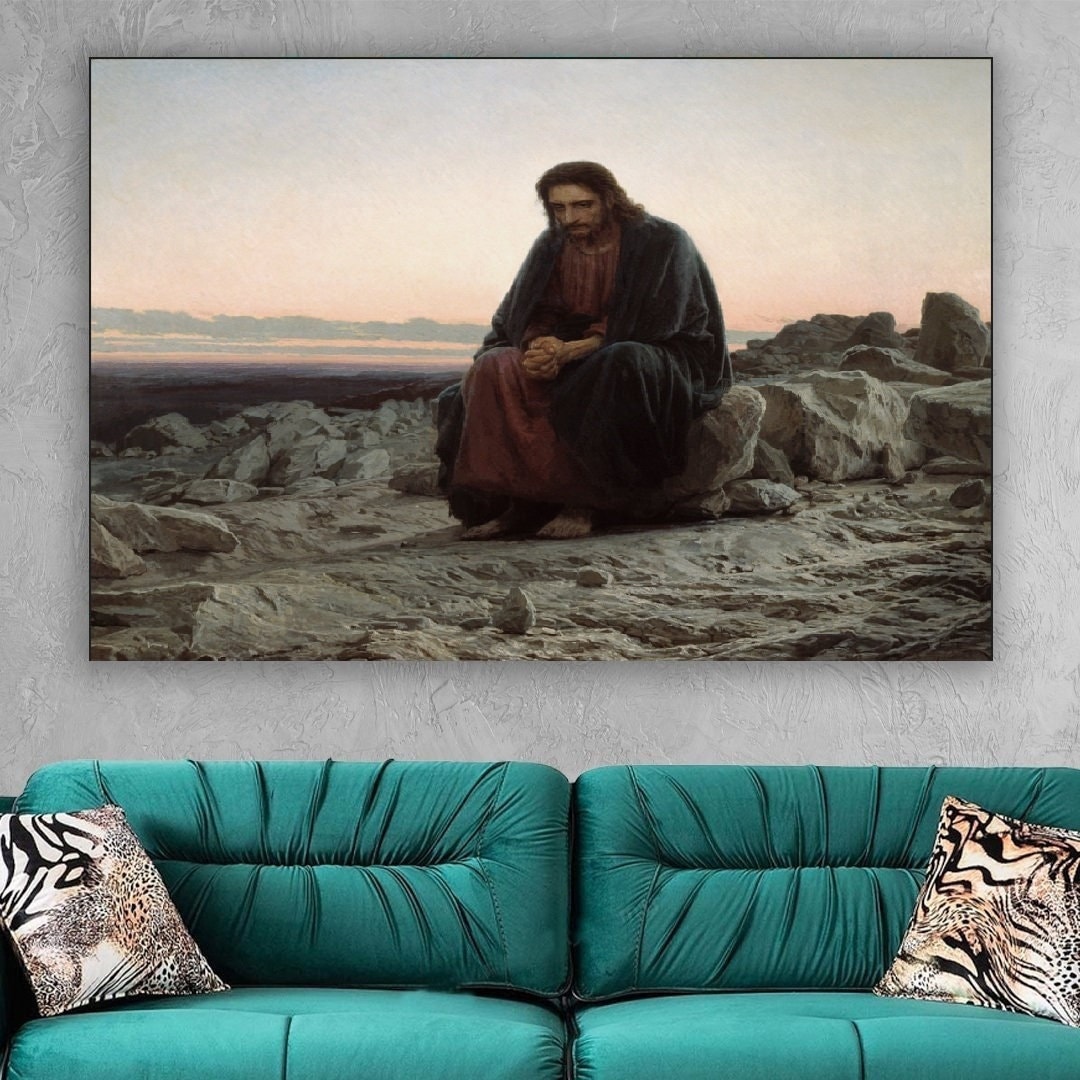 Ivan Nikolaevich Kramskoi, Christ in the Wilderness Desert (1872 ...
